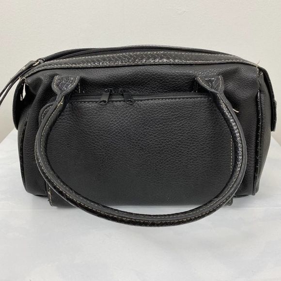Koltov | Bags | Koltov Black Handbag Faux Leather | Poshmark